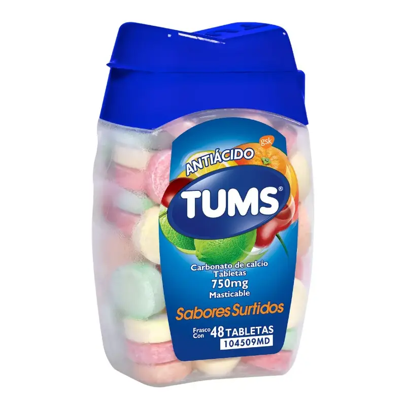 TUMS EXTRA SURT TAB C/48 | Farmacias San Isidro