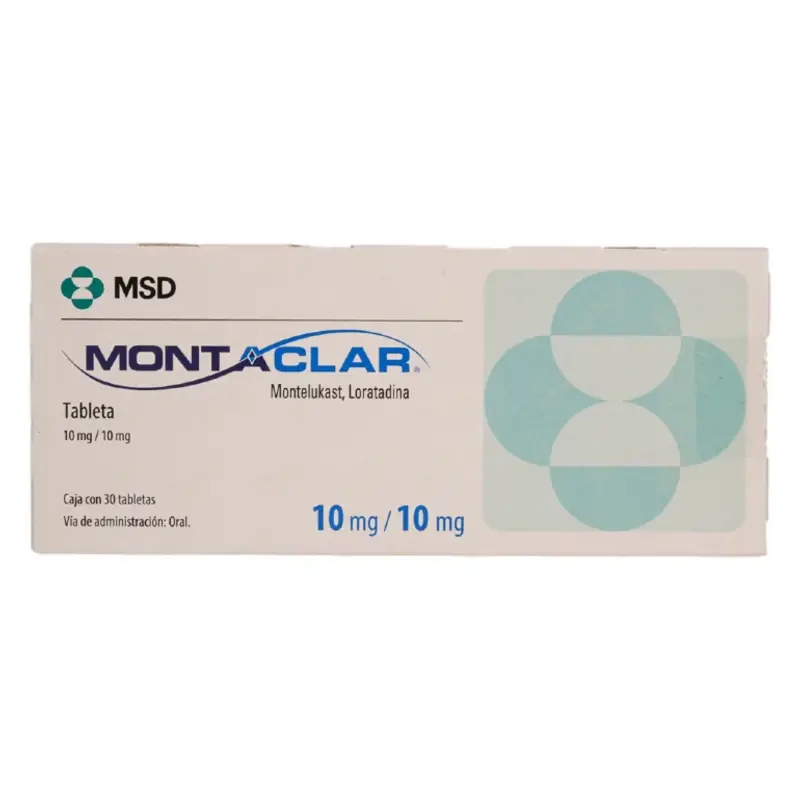 MONTACLAR 10/10MG TAB C/30 | Farmacias San Isidro