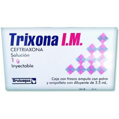 TRIXONA 1GR INY AMP 3.5ML | Farmacias San Isidro | Farmacia a domicilio