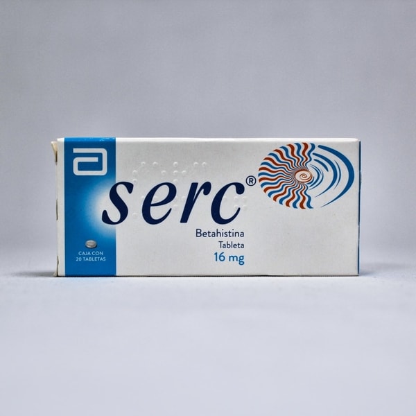 SERC 16MG C/20 TAB | Farmacias San Isidro | Farmacia a domicilio