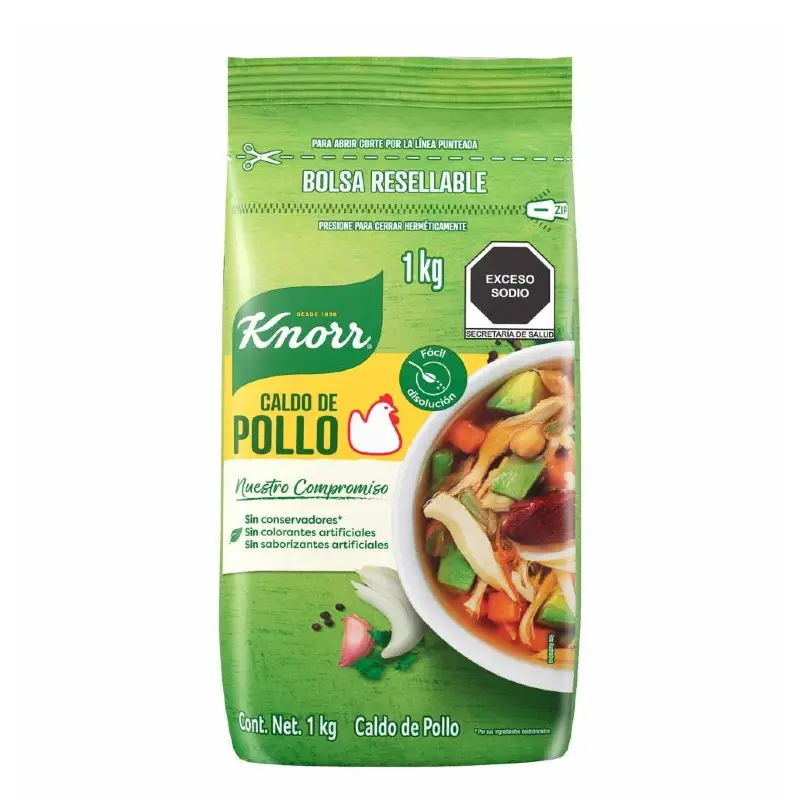 KNORR-SUIZA CALDO DE POLLO EN POLVO 1KG | Farmacias San Isidro ...