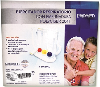 INSPIROMETRO EJERCITADOR POLYCISER | Farmacias San Isidro | Farmacia a ...