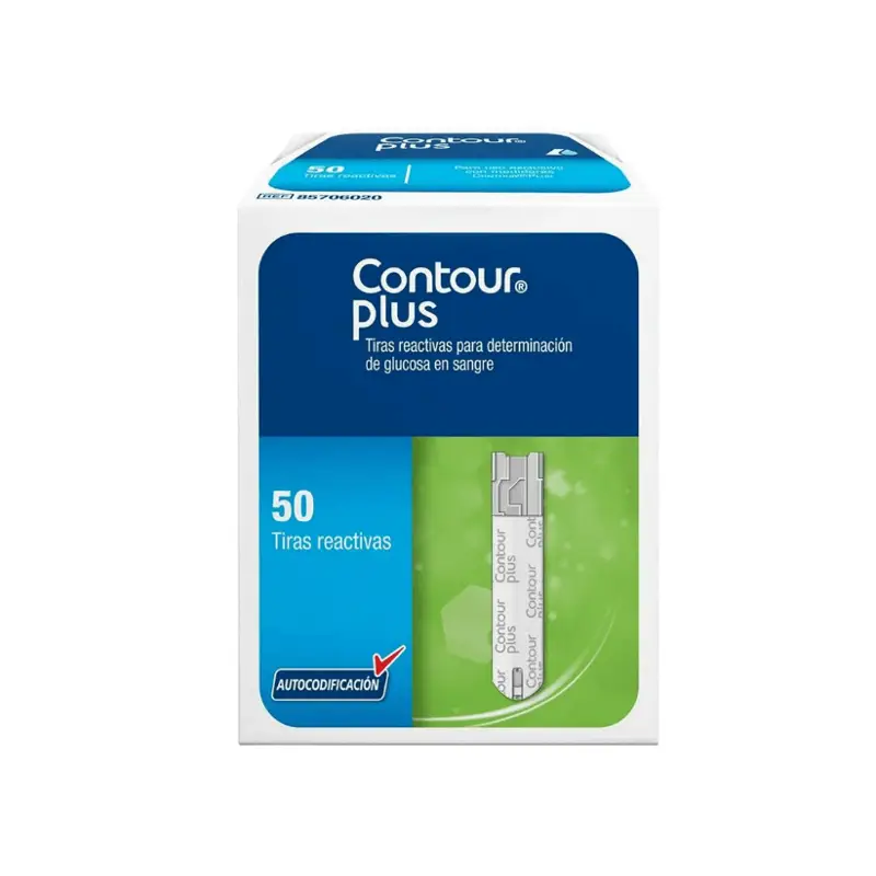 CONTOUR PLUS TIRAS C/50 | Farmacias San Isidro