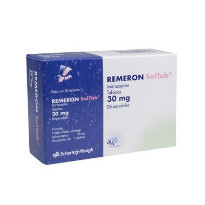 REMERON SOLTAB 30MG TAB C/30 | Farmacias San Isidro | Farmacia a domicilio