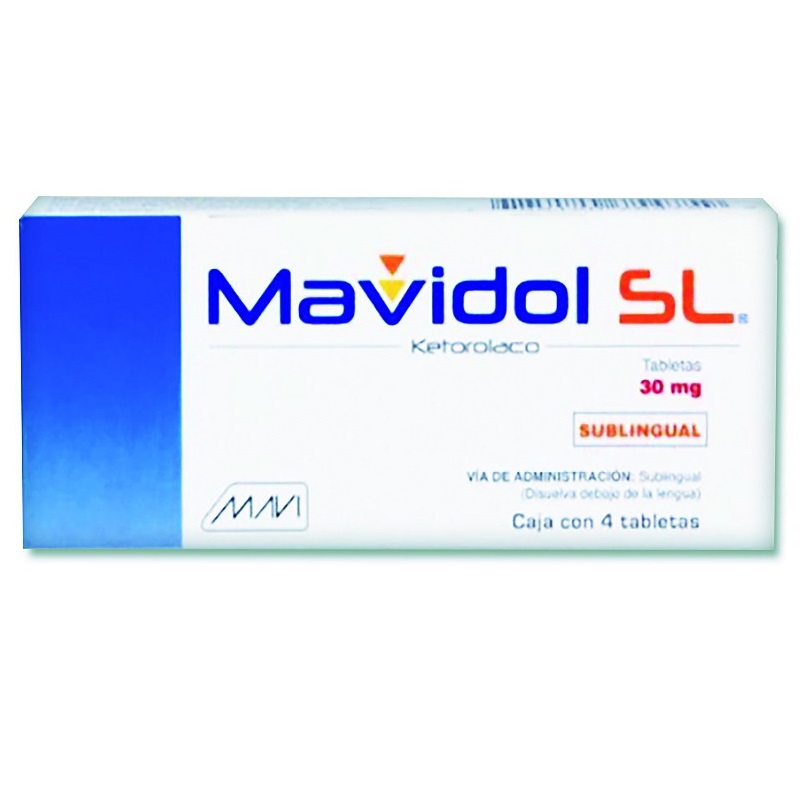 MAVIDOL SL TAB 30MG C/4 | Farmacias San Isidro