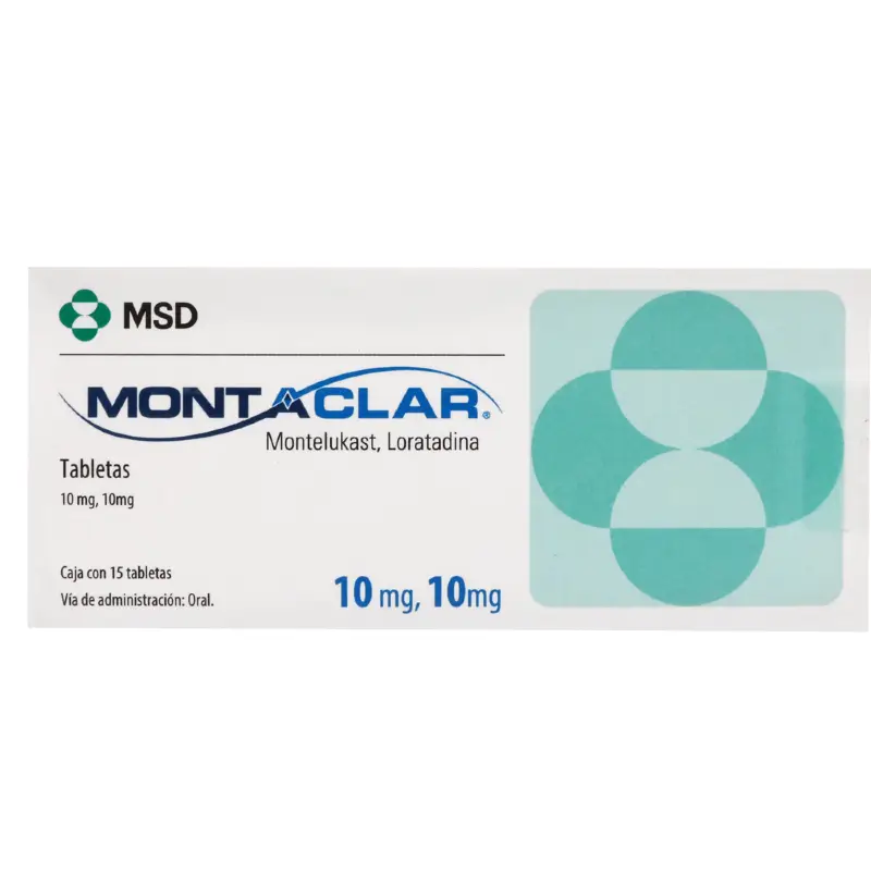 MONTACLAR 10/10MG TAB C/15 | Farmacias San Isidro | Farmacia a domicilio