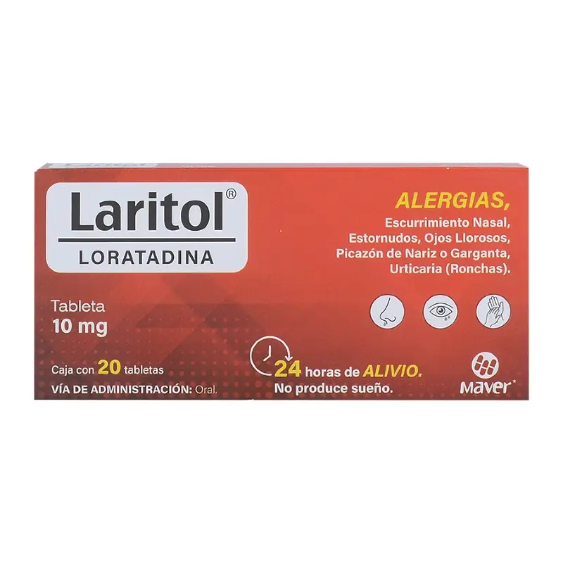 LARITOL 10MG TAB C/20 | Farmacias San Isidro