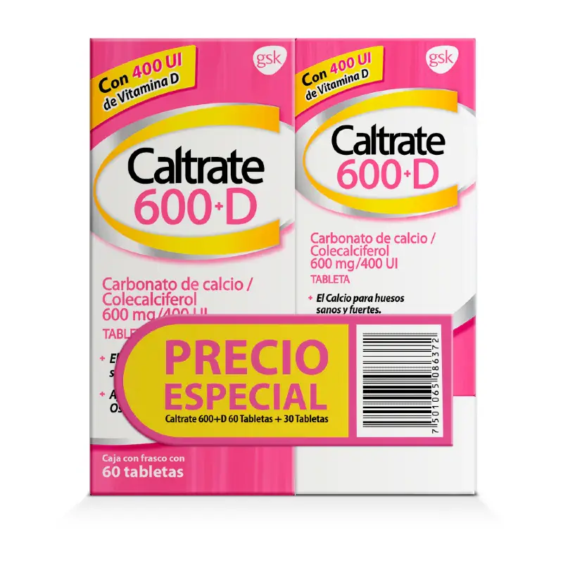 CALTRATE 600+D C/60+30 | Farmacias San Isidro