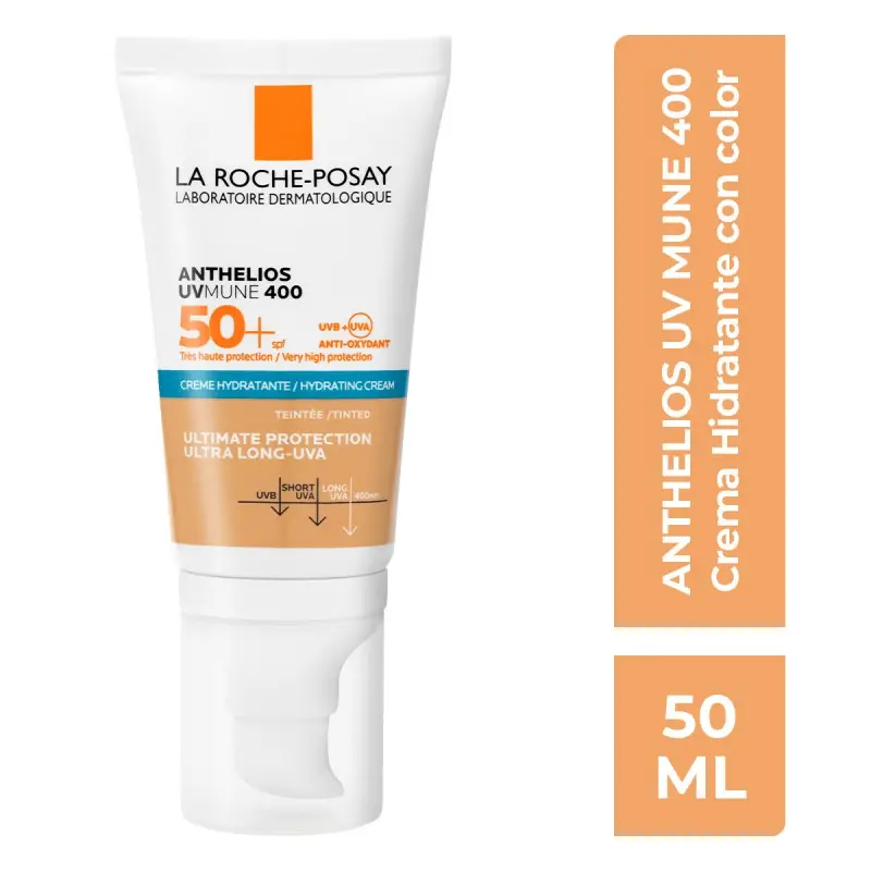 LA ROCHE ANTHELIOS UV MUNE 400 50+50ML | Farmacias San Isidro ...