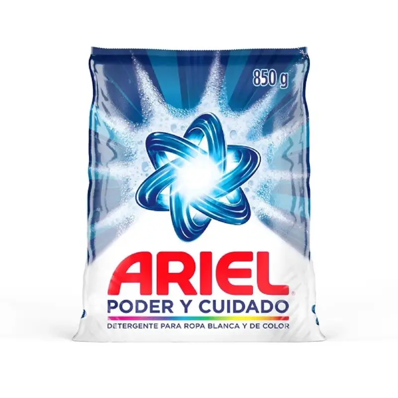 ARIEL PODER Y CUIDADO DETERGENTE EN POLVO 850 GR | Farmacias San Isidro