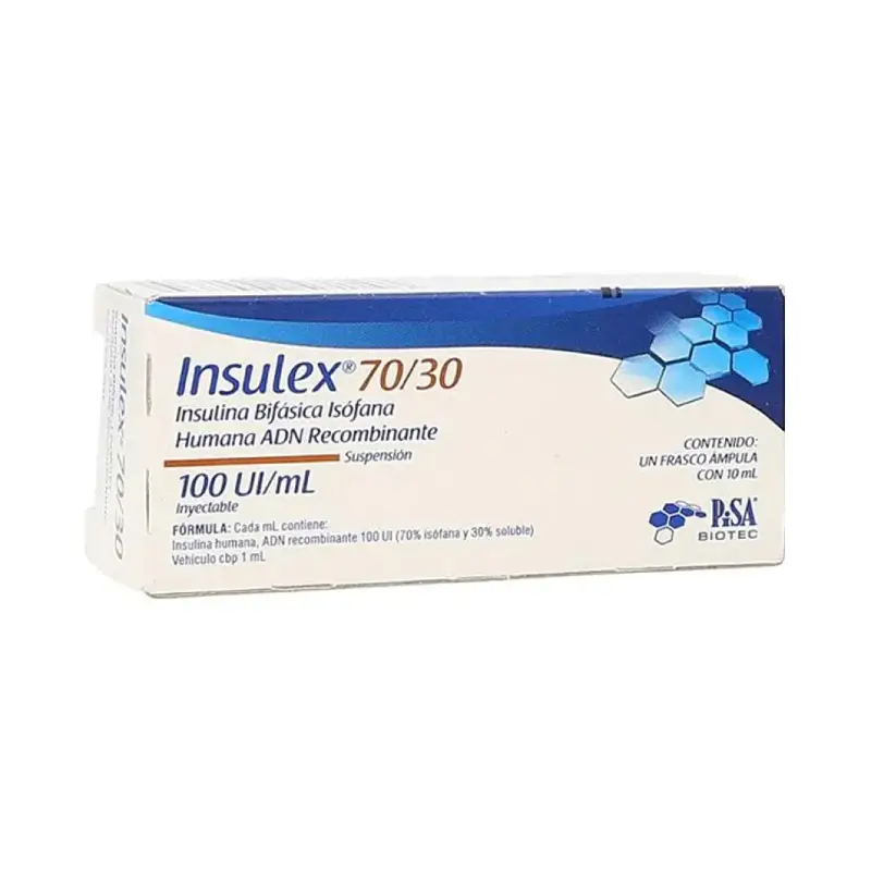 INSULEX 70/30 100 UI 10 ML | Farmacias San Isidro | Farmacia a domicilio