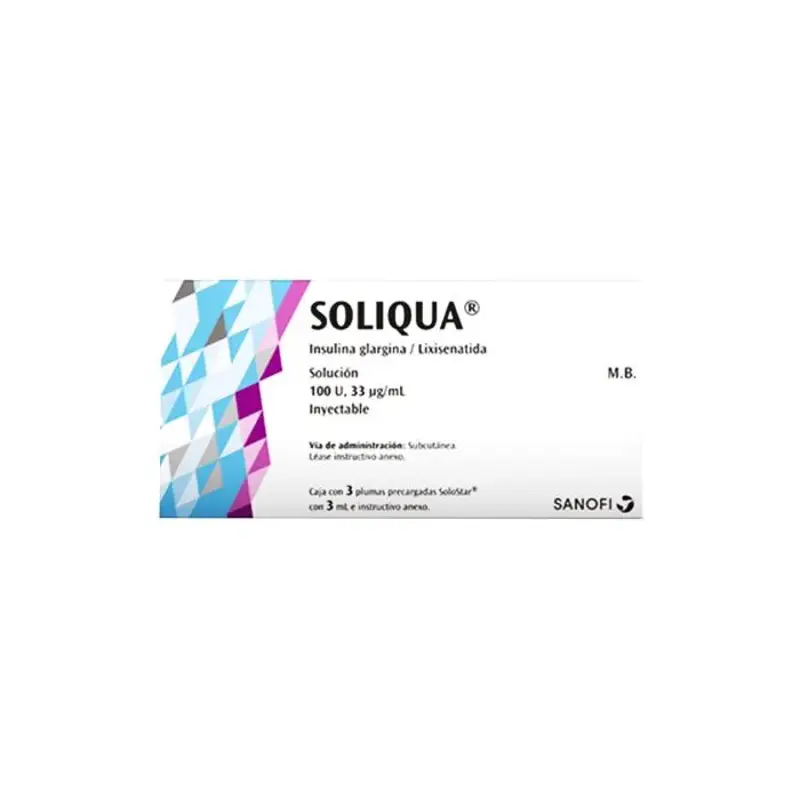 SOLIQUA 100U 33ML C3 PLUMA 3 ML | Farmacias San Isidro | Farmacia a ...