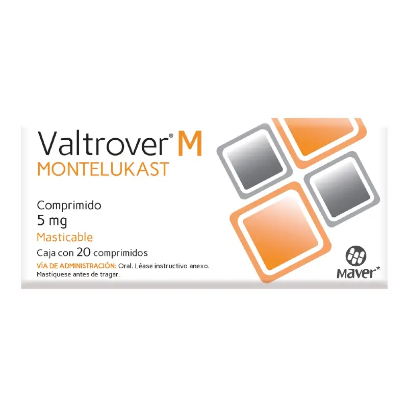 VALTROVER M 5MG COMP C/20 | Farmacias San Isidro