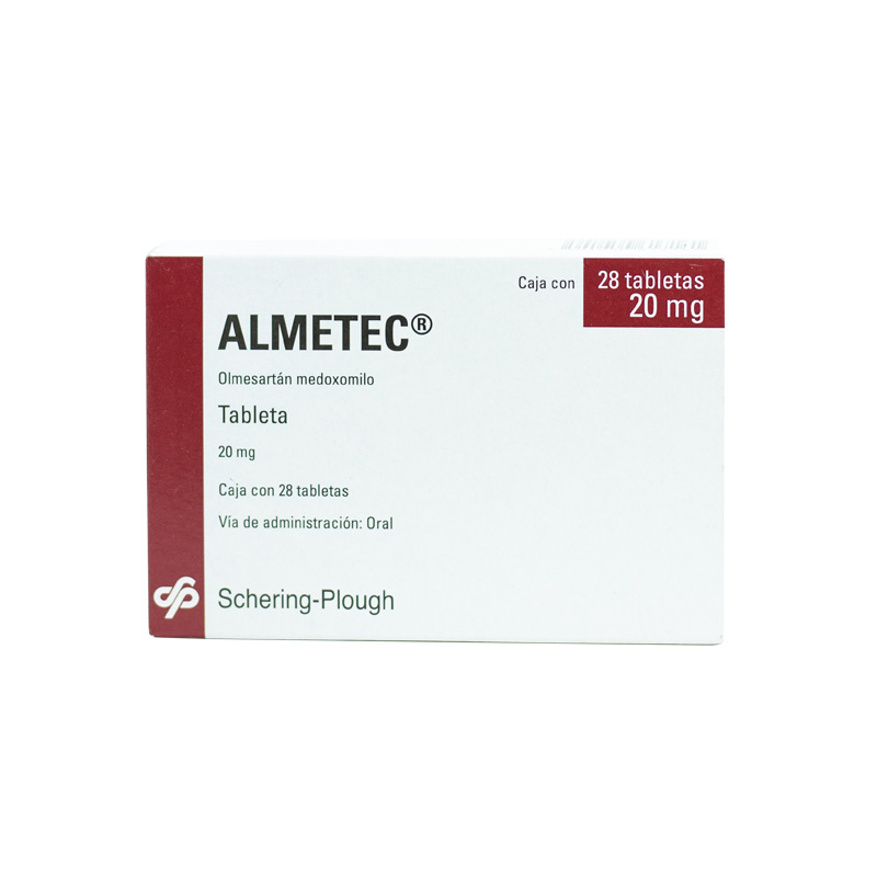 ALMETEC 20MG TAB C/28 | Farmacias San Isidro | Farmacia a domicilio