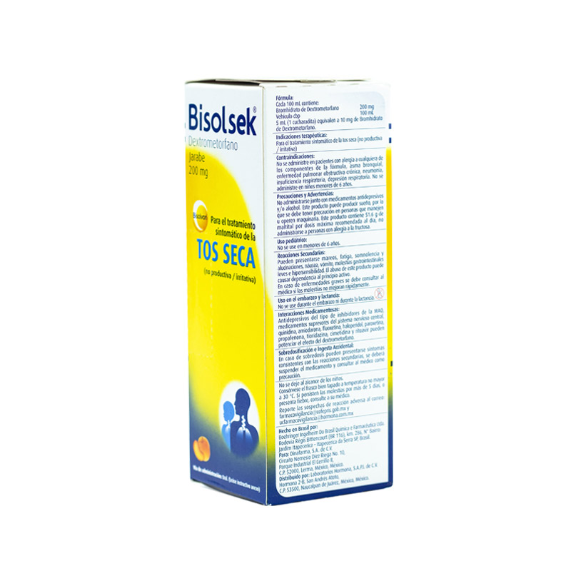 BISOLVON BISOLSEK JBE 120ML | Farmacias San Isidro | Farmacia a domicilio