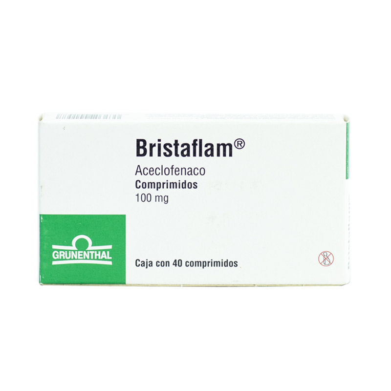 BRISTAFLAM 100MG CPR C/40 | Farmacias San Isidro | Farmacia a domicilio