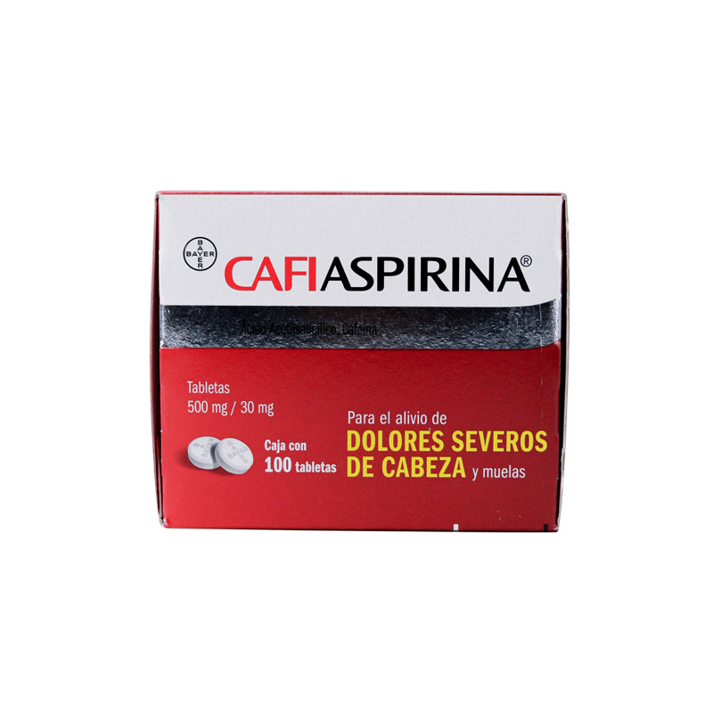 CAFIASPIRINA TAB C/100 | Farmacias San Isidro