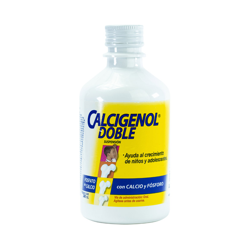 CALCIGENOL DOBLE SUSP 340ML | Farmacias San Isidro | Farmacia a domicilio