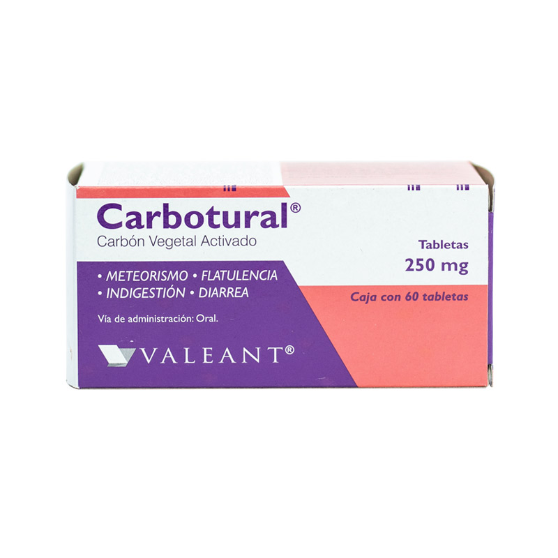 CARBOTURAL 250MG TAB C/60 | Farmacias San Isidro | Farmacia a domicilio