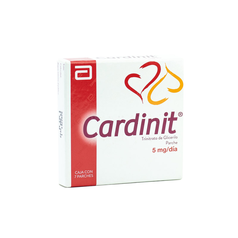 CARDINIT 5MG PARCH C/7 | Farmacias San Isidro | Farmacia a domicilio