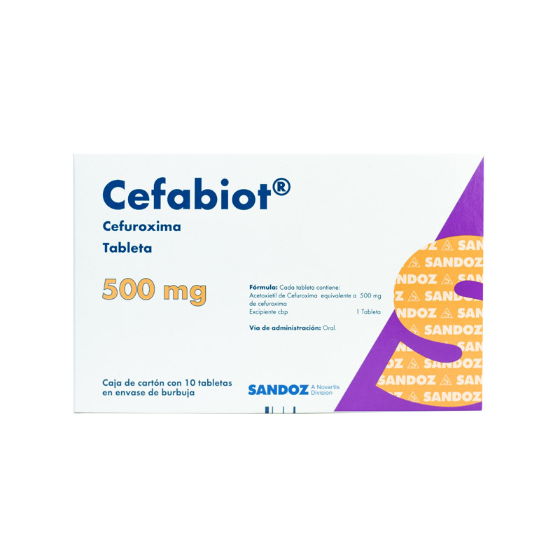 CEFABIOT 500MG TAB C/10 | Farmacias San Isidro | Farmacia a domicilio