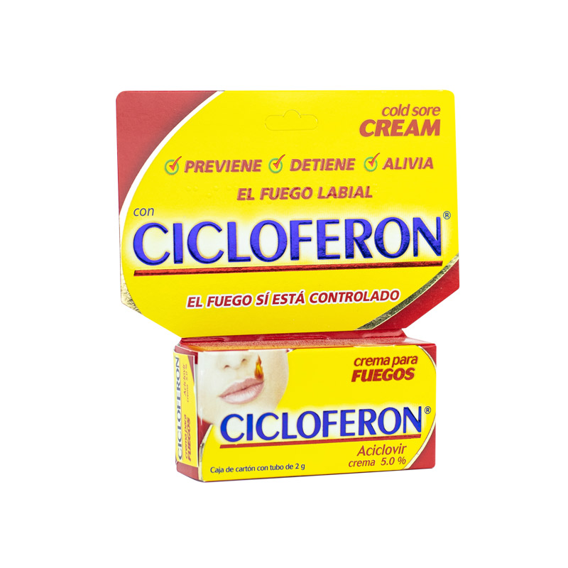 CICLOFERON CRA 2GR COLD SORE | Farmacias San Isidro | Farmacia a domicilio