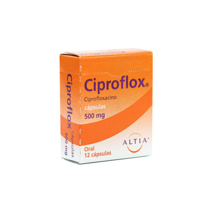 CIPROFLOX 500MG CAPSULAS C/12 | Farmacias San Isidro | Farmacia a domicilio