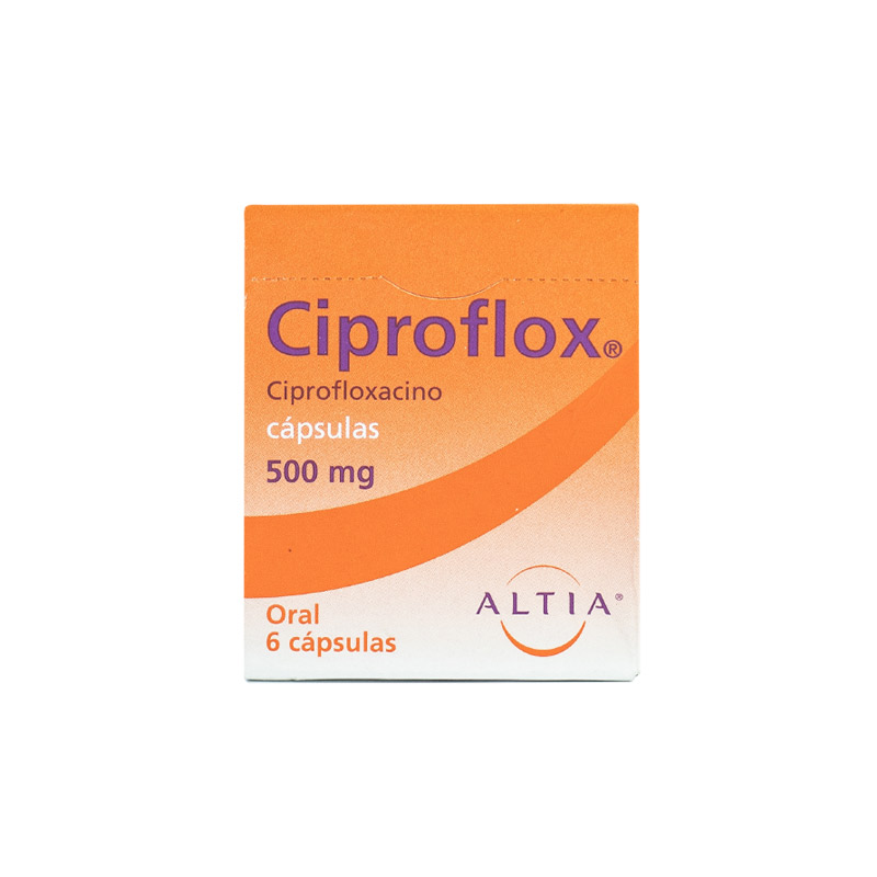 CIPROFLOX 500MG CAP C/6 | Farmacias San Isidro | Farmacia a domicilio