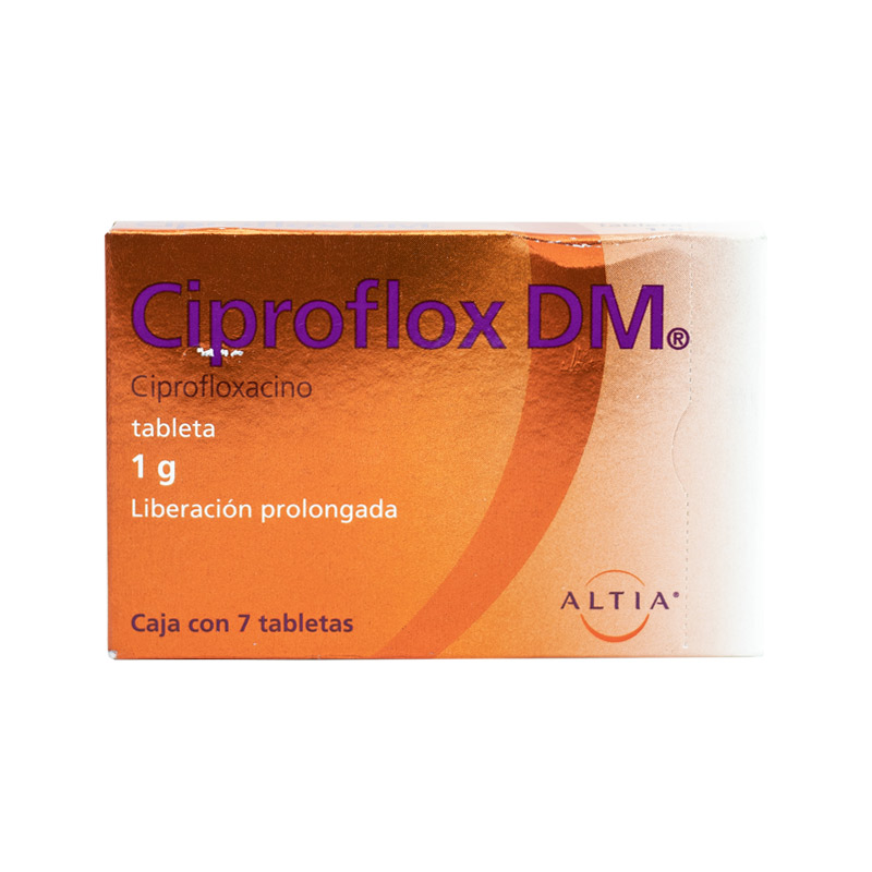 CIPROFLOX DM 1GR TAB C/7 | Farmacias San Isidro