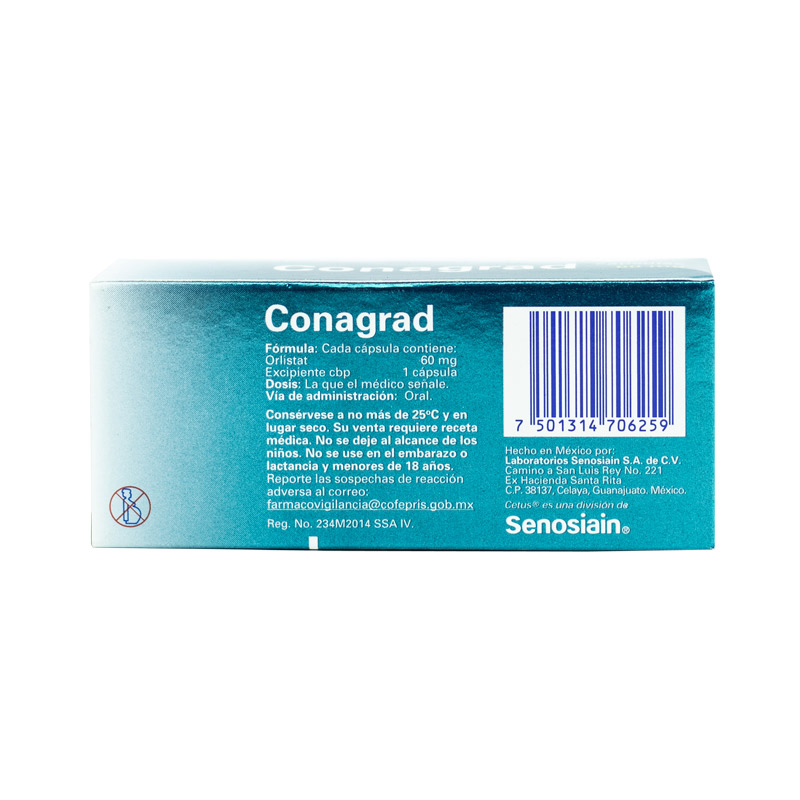 CONAGRAD 60MG CAP C/30 | Farmacias San Isidro