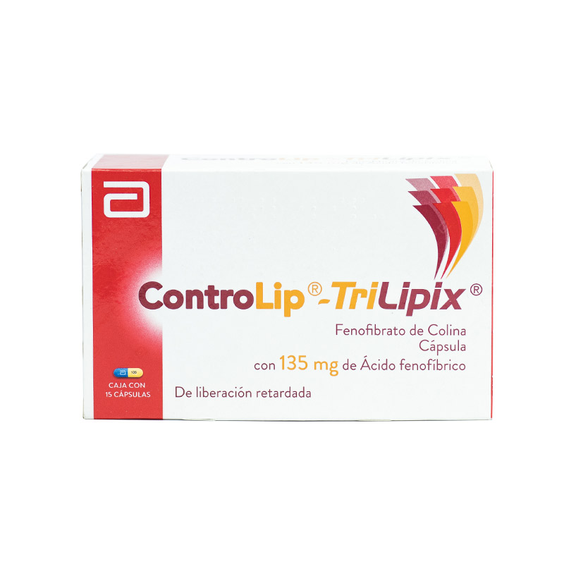 CONTROLIP TRILIPIX 135MG CAP C/15 | Farmacias San Isidro | Farmacia a ...