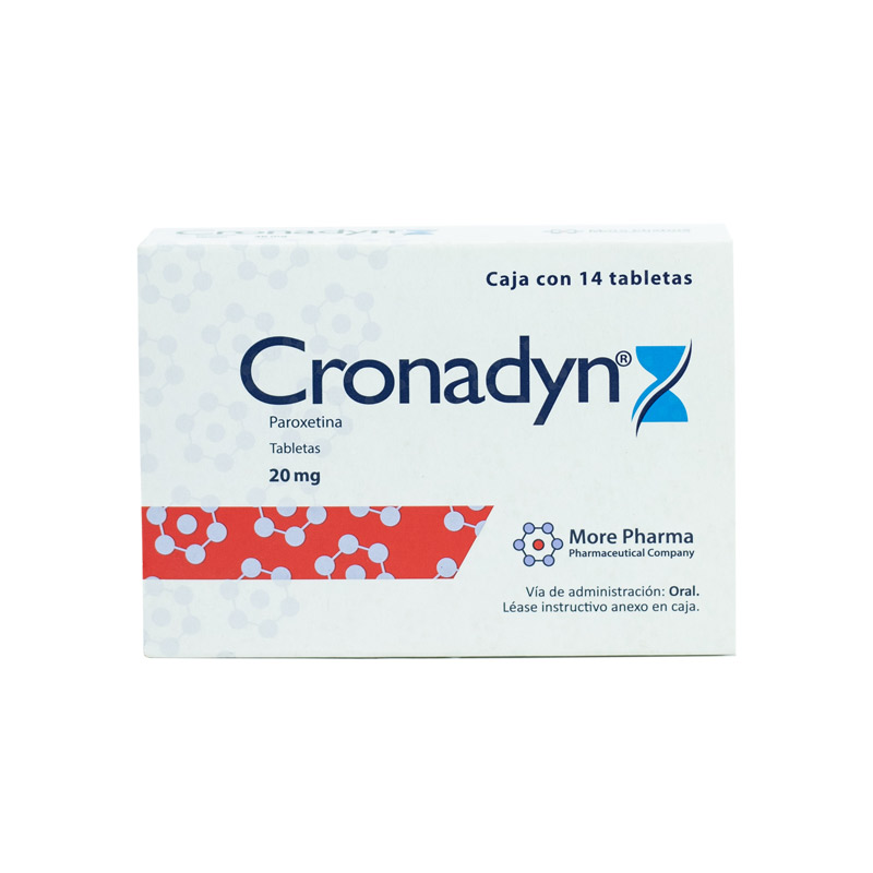 CRONADYN 20MG TAB C/14 | Farmacias San Isidro | Farmacia a domicilio