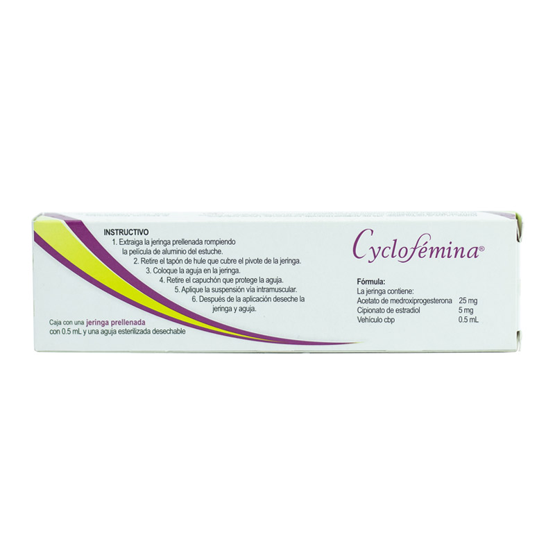 CYCLOFEMINA 25/5MG JGA PRELL 5 ML | Farmacias San Isidro | Farmacia a ...