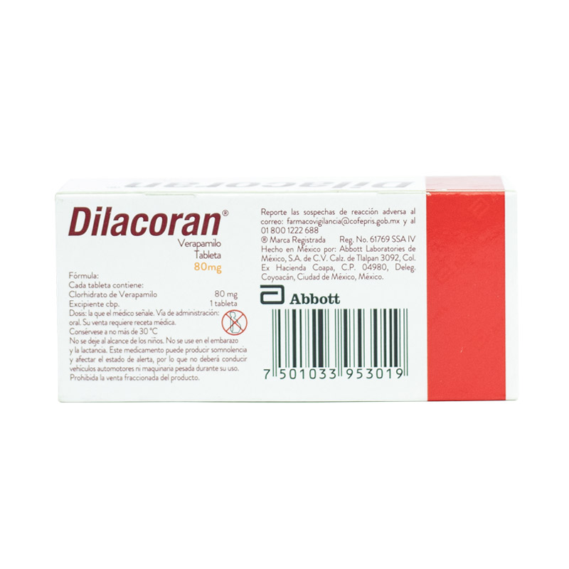 DILACORAN 80MG GRAG C/30 | Farmacias San Isidro | Farmacia a domicilio
