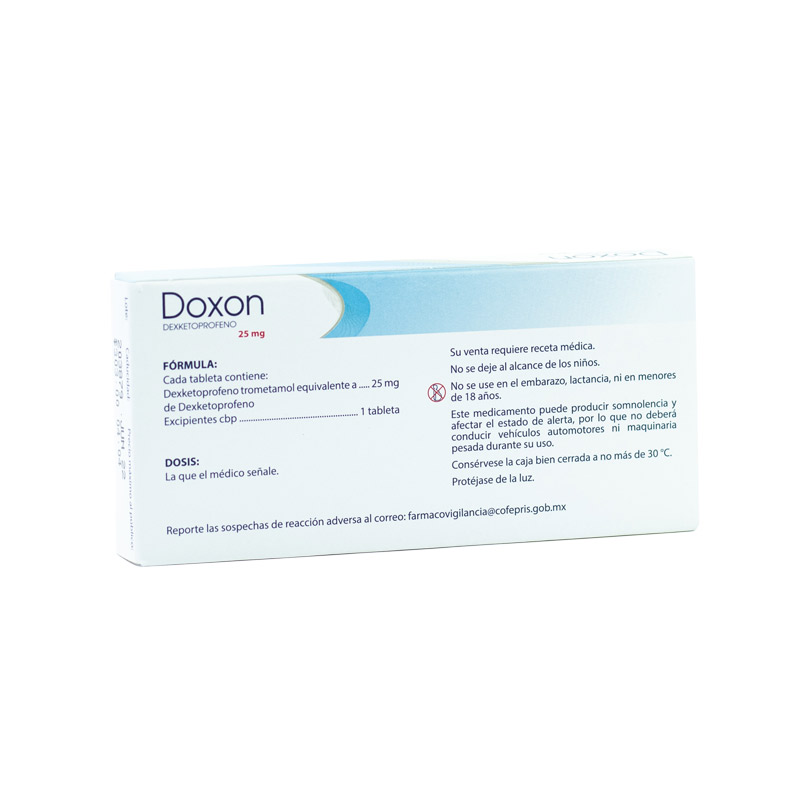 DOXON 25MG TAB C/10 | Farmacias San Isidro | Farmacia a domicilio