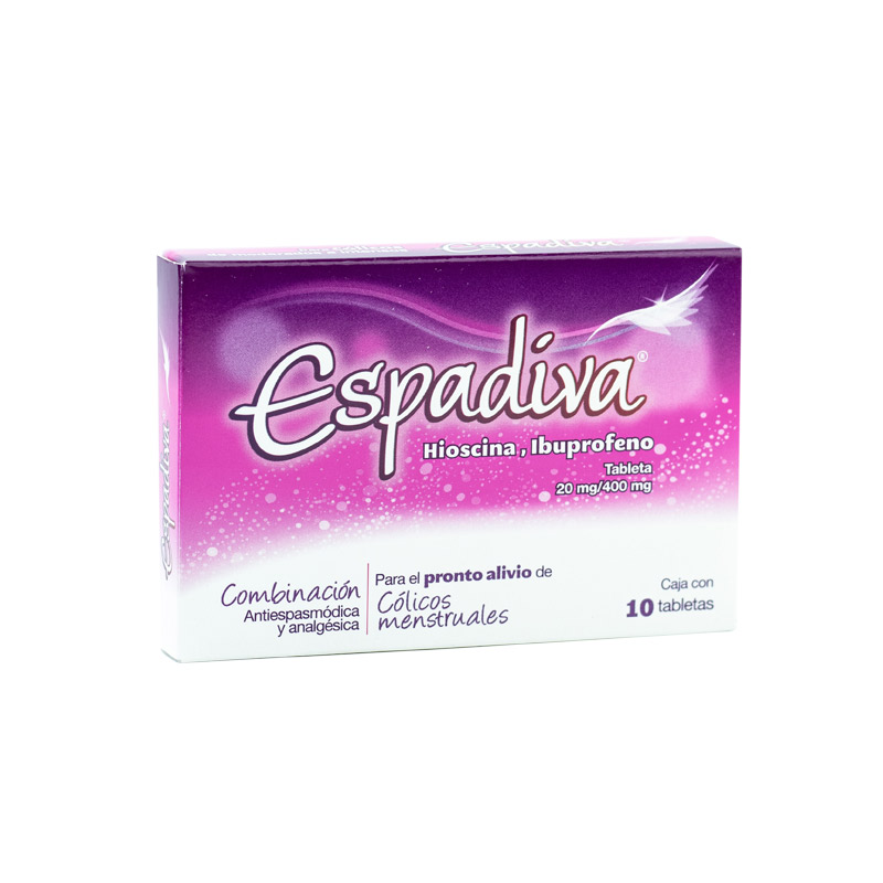 ESPADIVA 20/400MG | Farmacias San Isidro | Farmacia a domicilio
