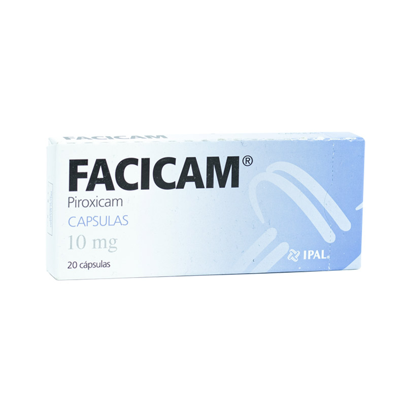 FACICAM 10MG CAP C/20 | Farmacias San Isidro | Farmacia a domicilio
