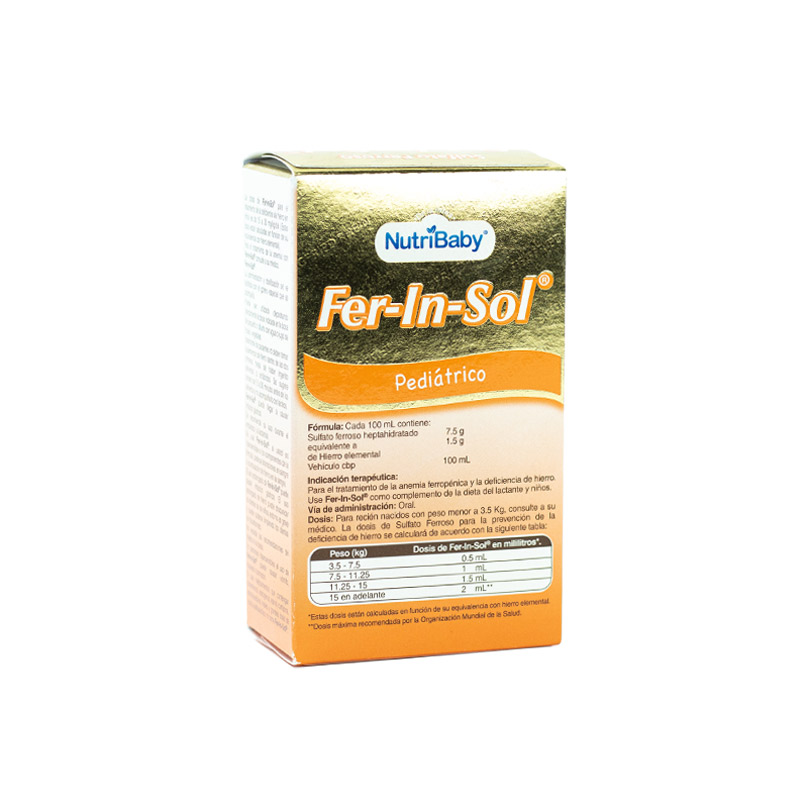 FER-IN-SOL 75MG/ML 1 SOL 50 | Farmacias San Isidro | Farmacia a domicilio