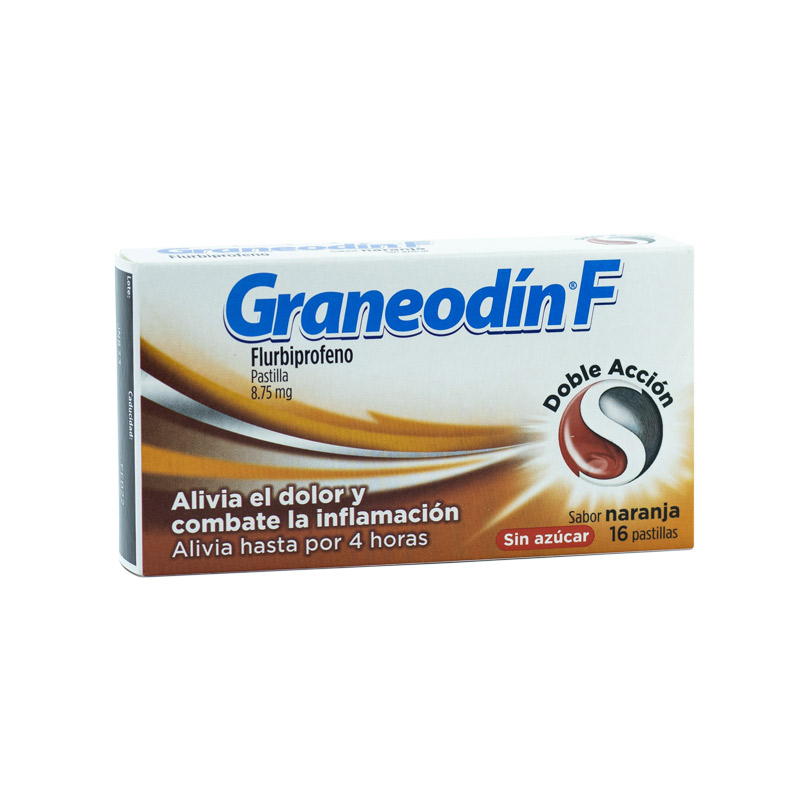 GRANEODIN F PASTILLAS C/16 NARANJA | Farmacias San Isidro | Farmacia a ...
