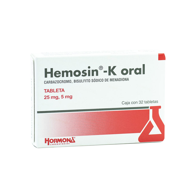 HEMOSIN K ORAL TAB C/32 | Farmacias San Isidro | Farmacia a domicilio