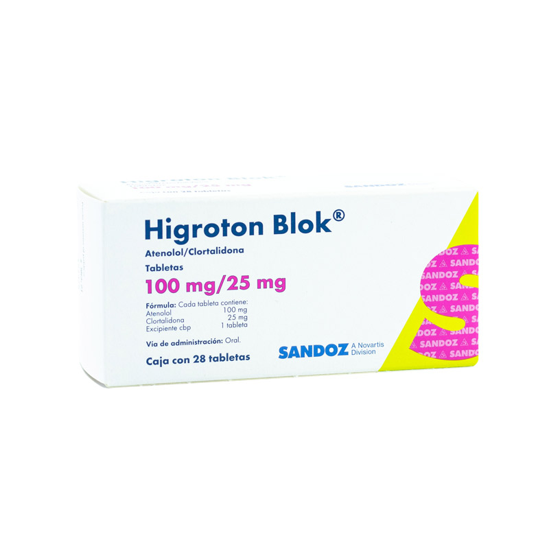 HIGROTON BLOK 100/25MG TAB C/28 | Farmacias San Isidro | Farmacia a ...