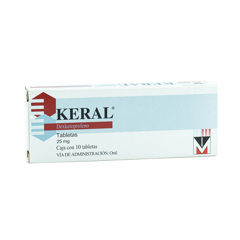 KERAL 25 MG. C/10 TABLETAS | Farmacias San Isidro | Farmacia a domicilio