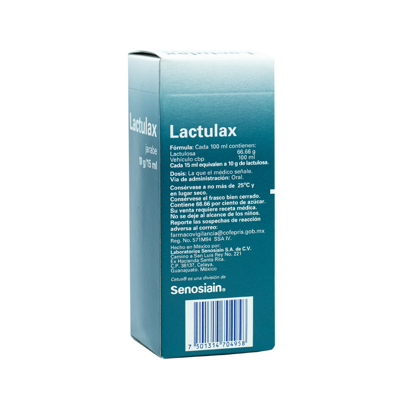 LACTULAX 125ML JBE 10GR/15ML | Farmacias San Isidro | Farmacia a domicilio