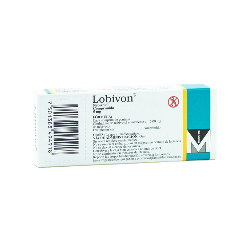 LOBIVON 5MG TAB C/28 | Farmacias San Isidro | Farmacia a domicilio