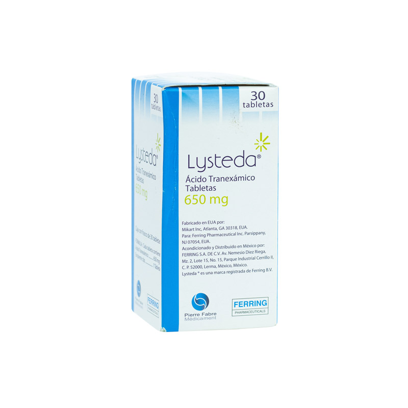 LYSTEDA 650MG TAB C/30 | Farmacias San Isidro | Farmacia a domicilio
