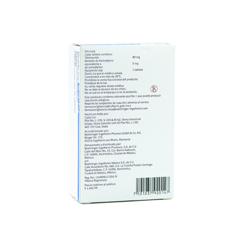 MICARDIS DUO 80/5MG TAB C/28 | Farmacias San Isidro