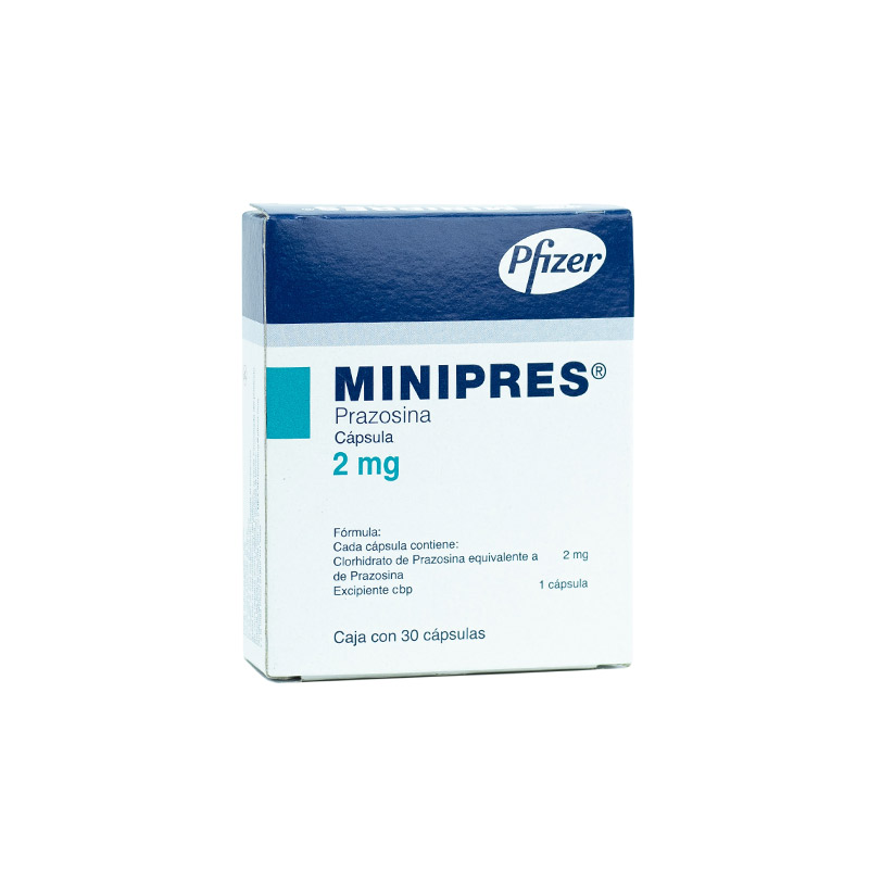 MINIPRES 2MG CAP C/30 | Farmacias San Isidro | Farmacia a domicilio