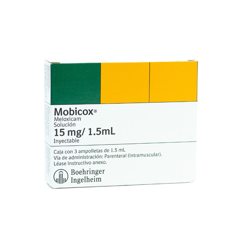 MOBICOX 15MG 1.5ML AMP C/3 | Farmacias San Isidro | Farmacia a domicilio