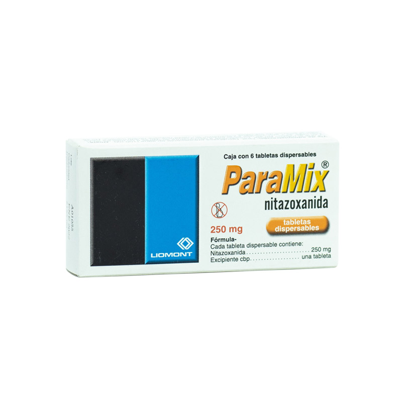 PARAMIX 250MG TAB DISP C/6 | Farmacias San Isidro | Farmacia a domicilio