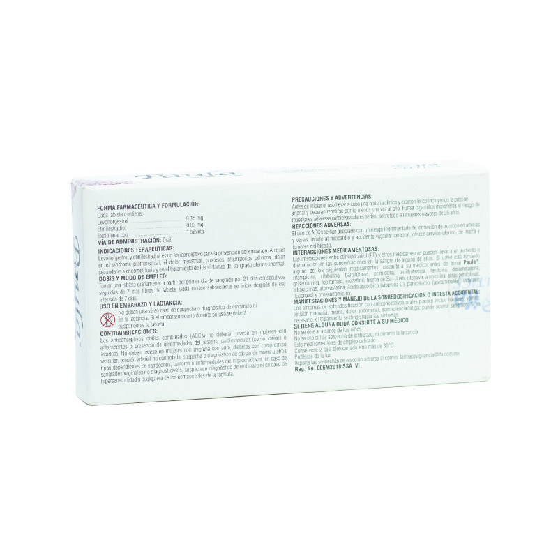 PAULA TAB C/21 | Farmacias San Isidro | Farmacia a domicilio